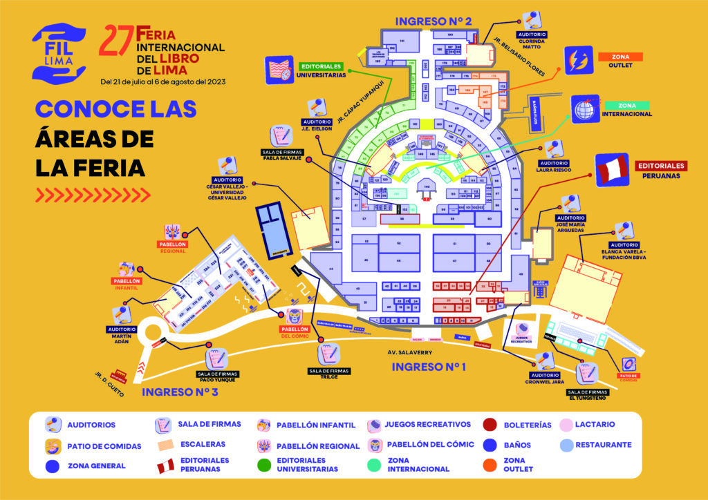 Mapa de feria | FIL LIMA